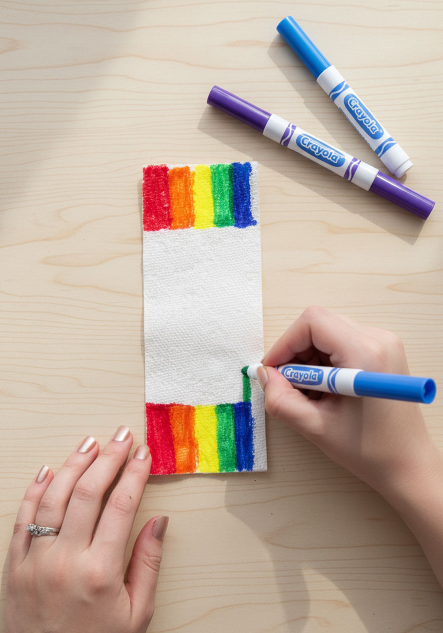 Grow a Rainbow Experiment: Easy Science Magic for Kids