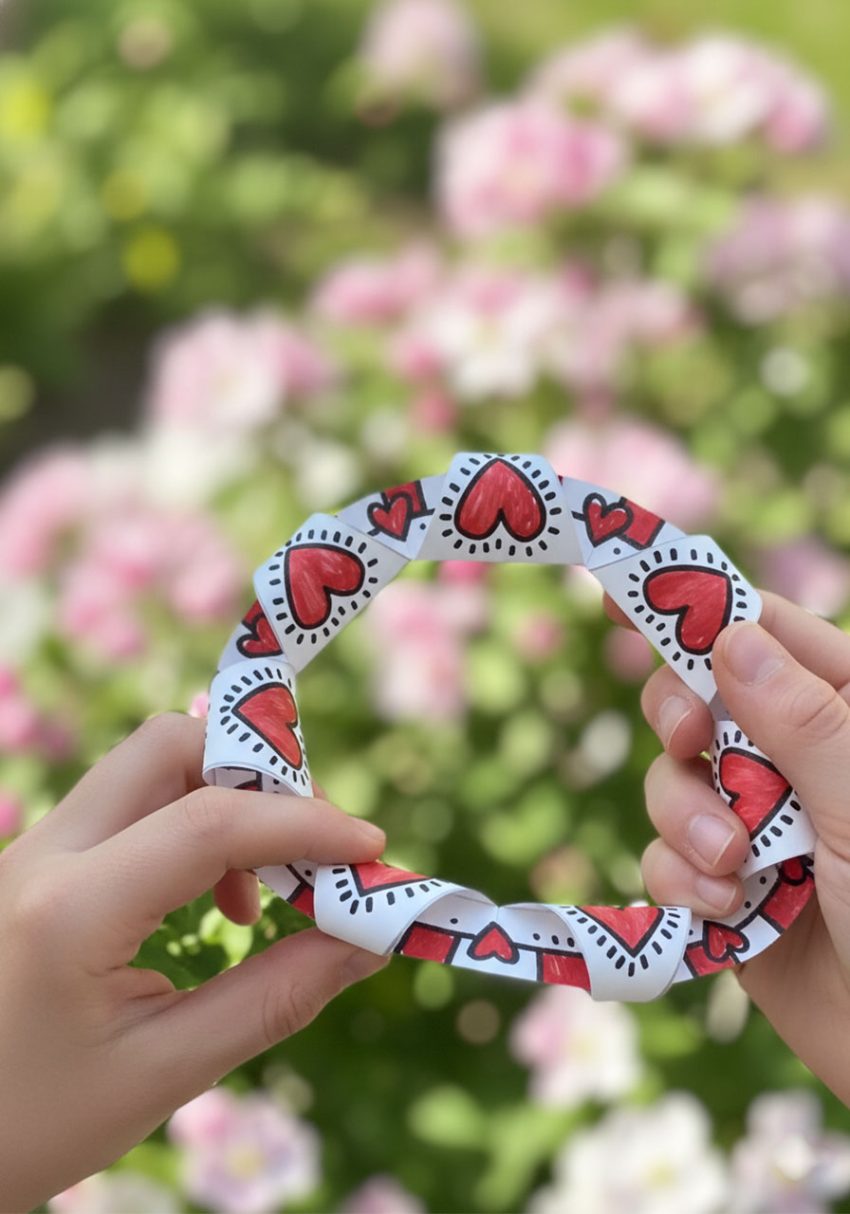 How to Make a Paper Heart Wreath (Easy 30-Minute DIY!)