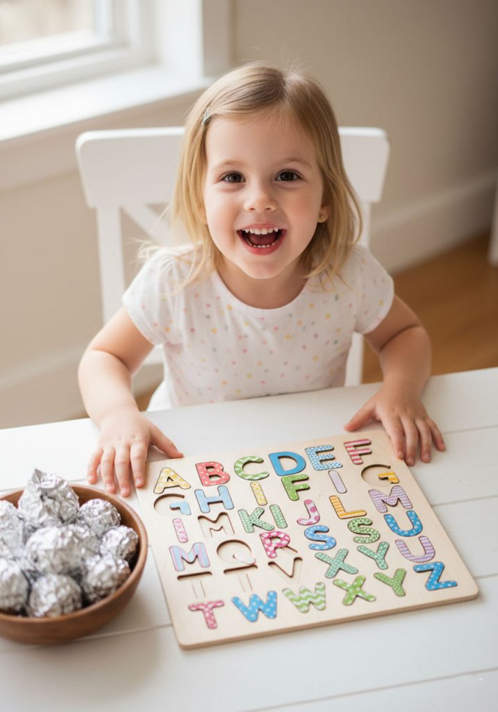 Alphabet Puzzle Fine Motor Activity for Kids | Fun Learning