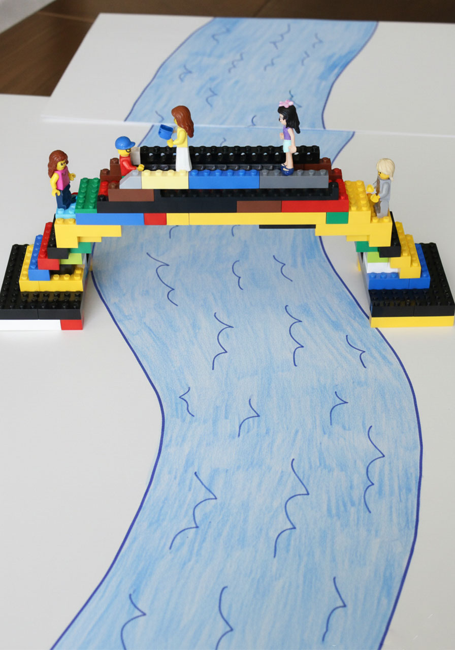 LEGO Bridge Building Challenge: Fun STEM Party Game