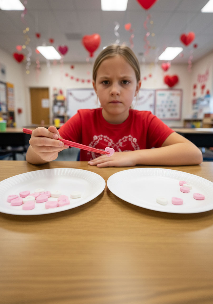 14 Hilarious Minute to Win It Valentine's Day Classroom Games
