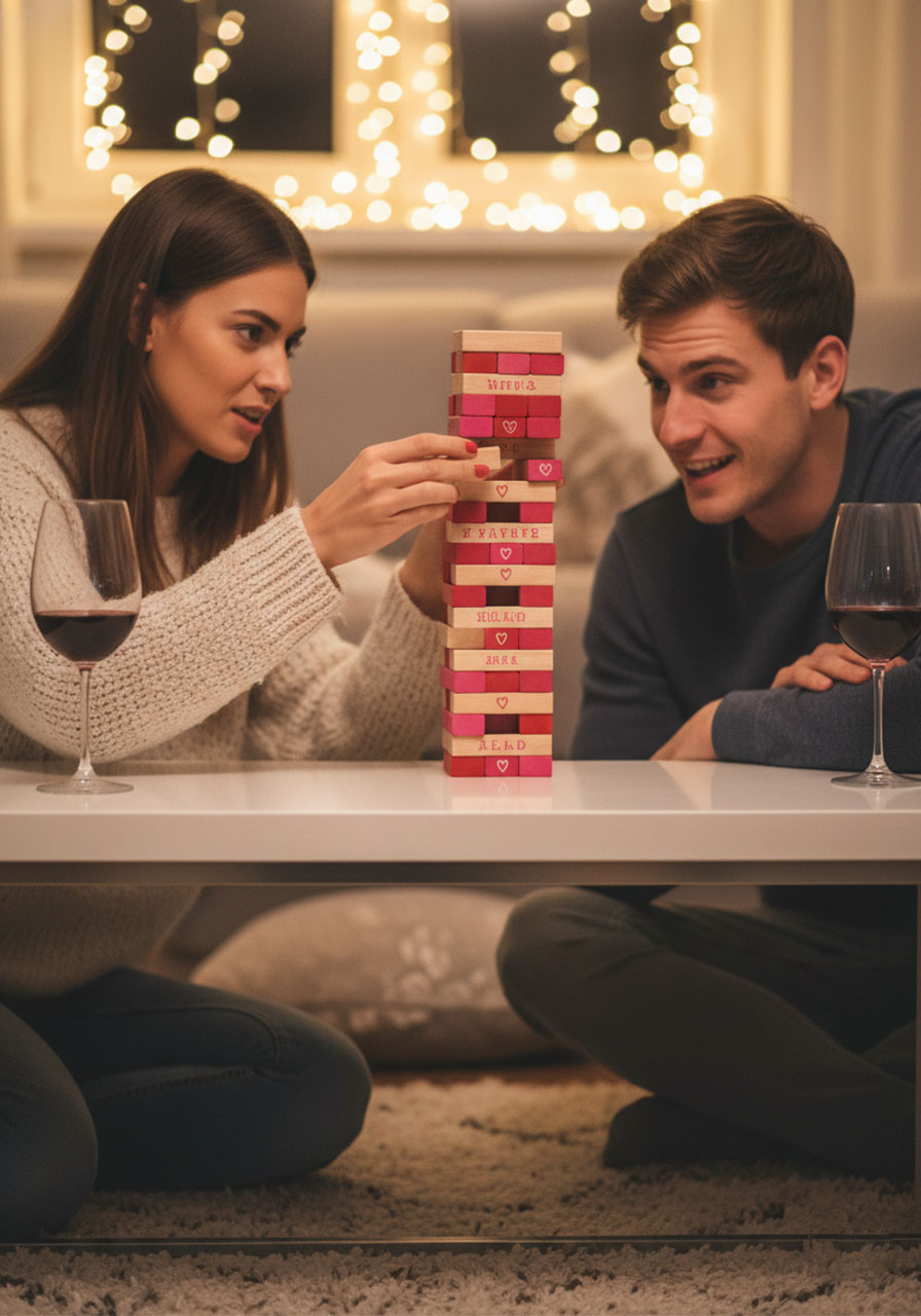 DIY Date Night Jenga: Spice Up Your Valentine's Day
