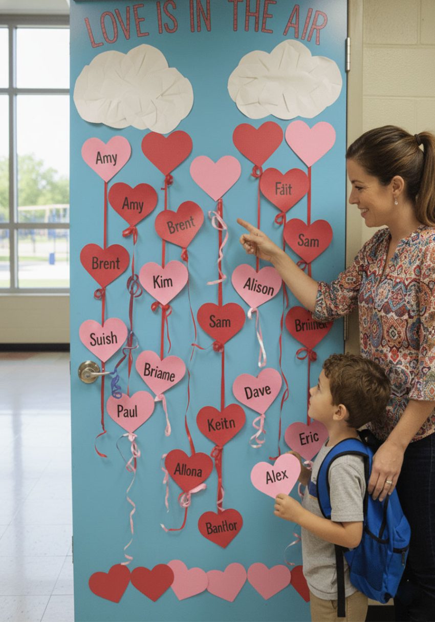 11 Creative Valentine Door Decorations for Classrooms
