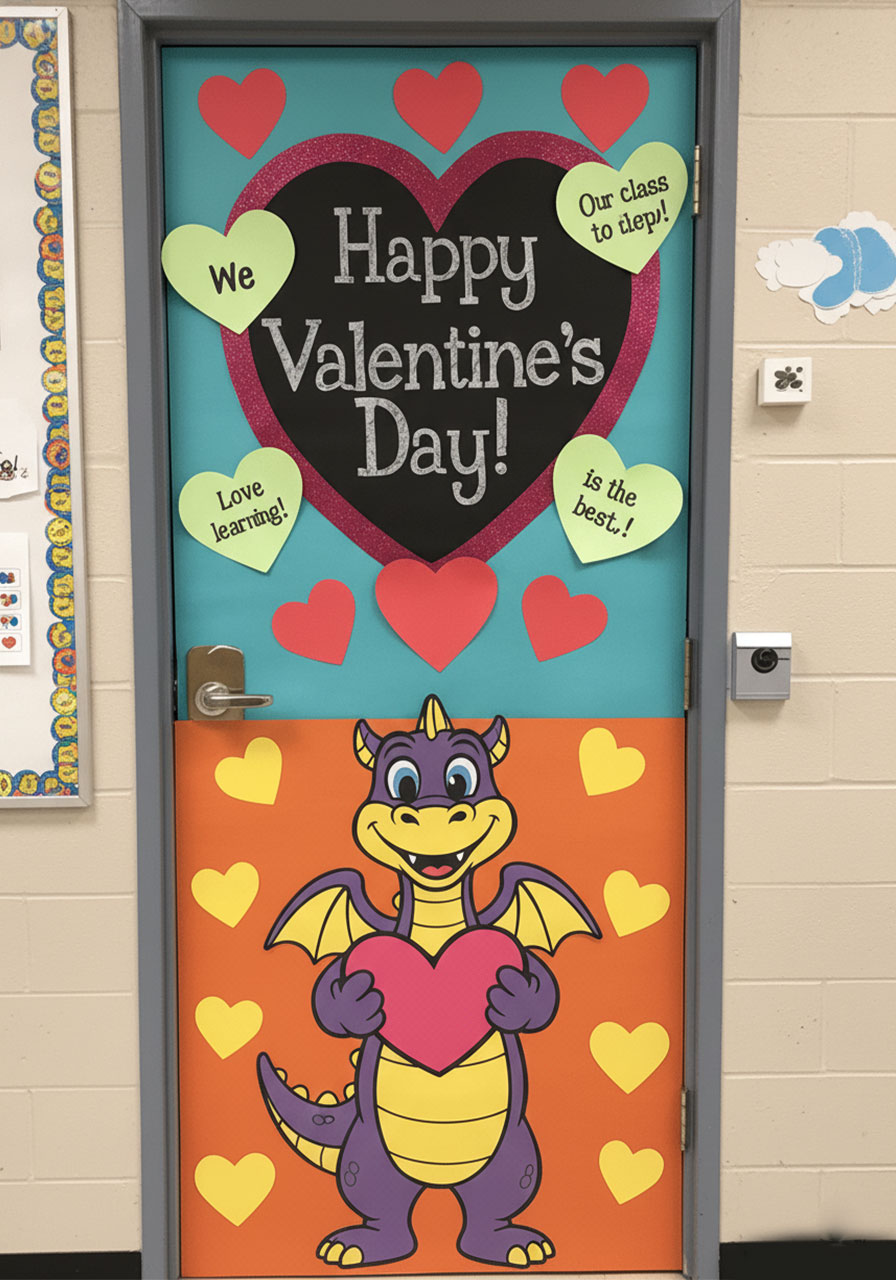 11 Creative Valentine Door Decorations for Classrooms