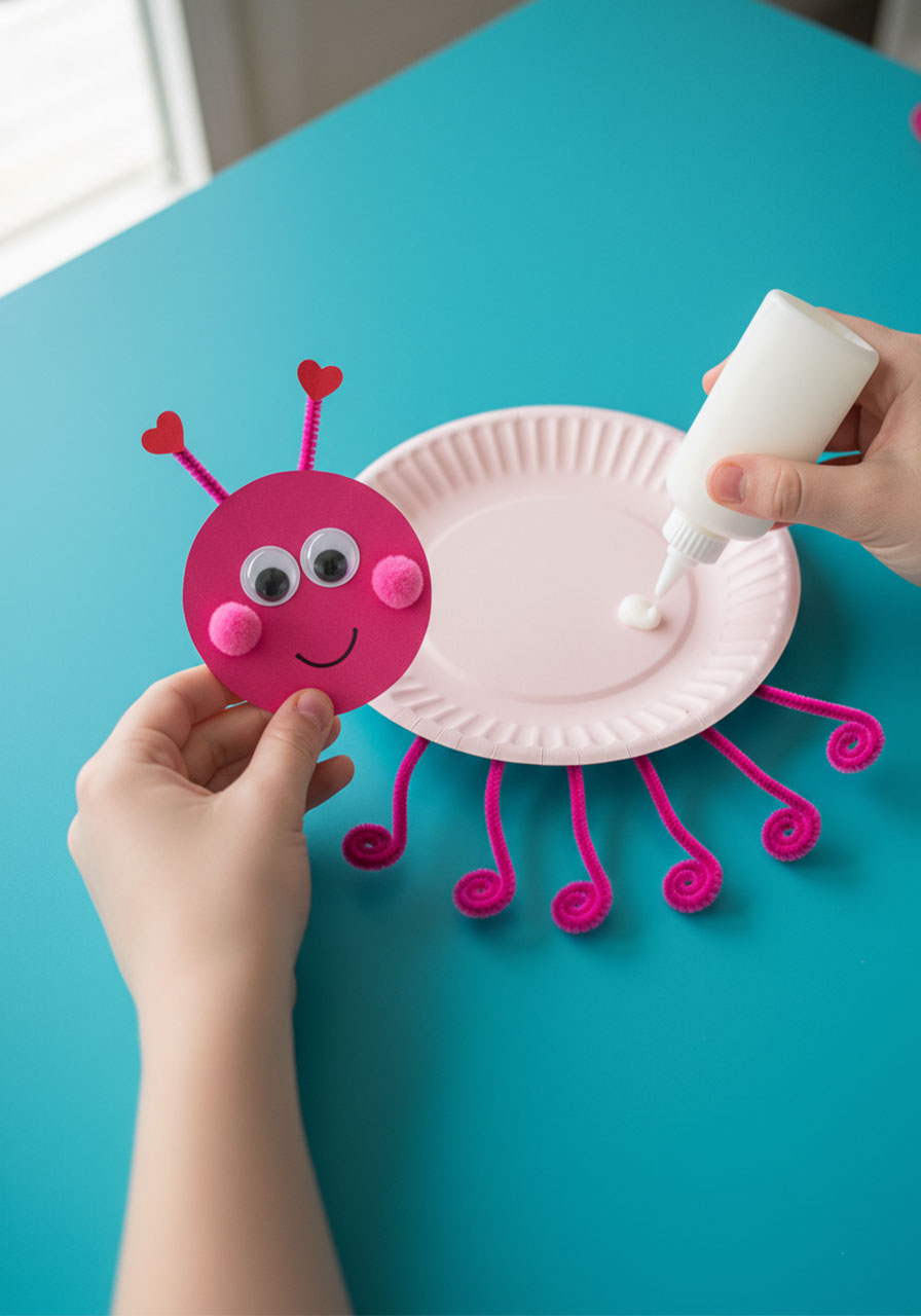Valentine Love Bug Paper Plate Craft Kids Will Adore