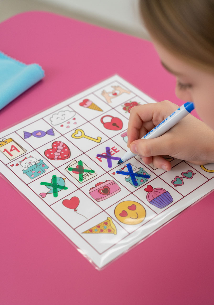 Valentine Bingo FREE Printable Cards - Classroom & Party Fun