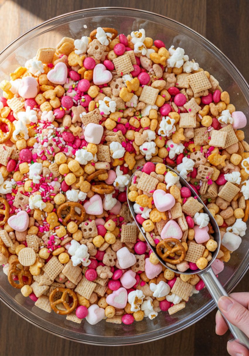 Valentine's Day Friendship Trail Mix: Easy Classroom Snack