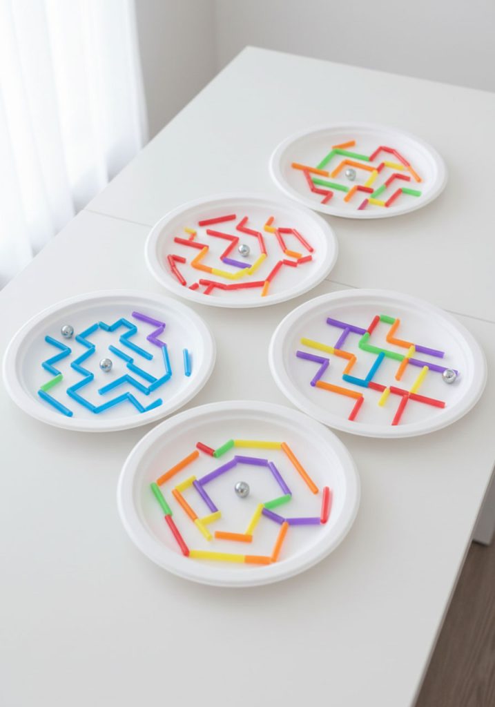 Paper Plate Maze STEM Challenge Kids Will Love to Build