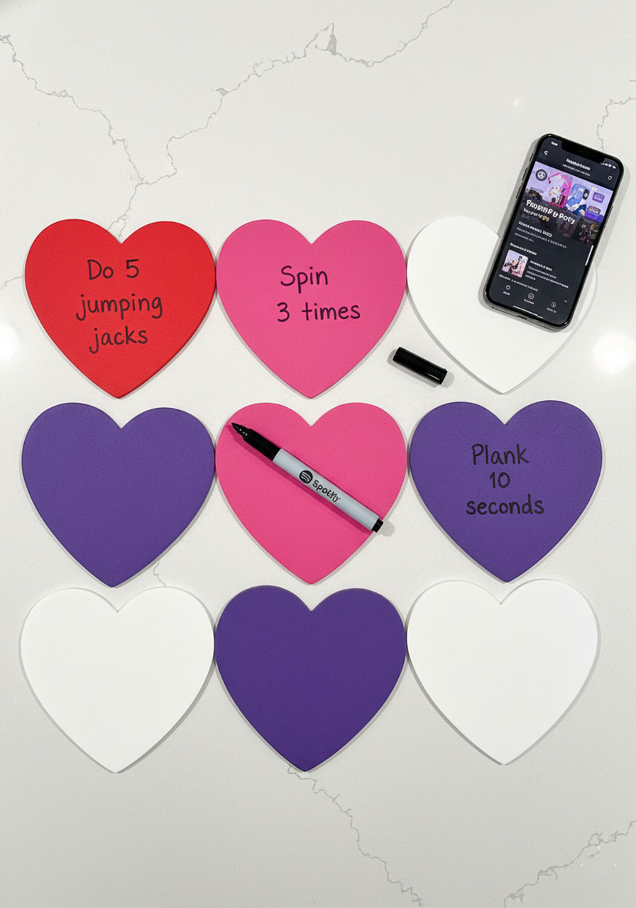 Musical Hearts: Crazy Fun Movement Game for Kids Parties