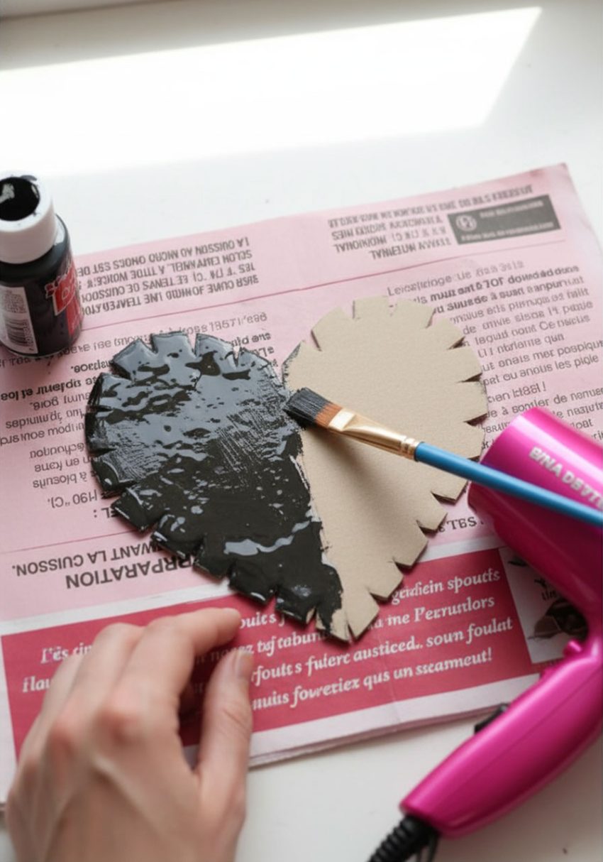 Easy Cardboard Heart String Art (No Tools Needed!)