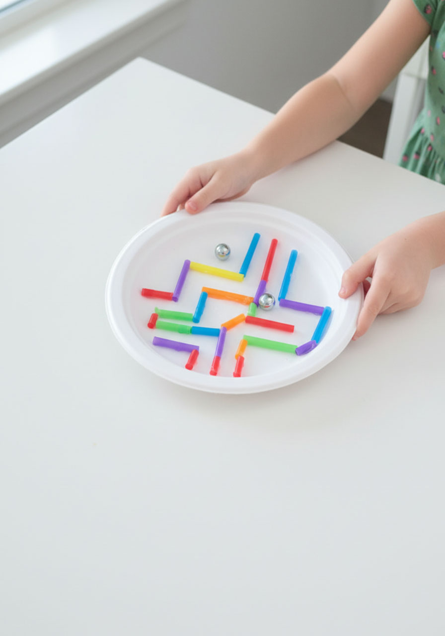 Paper Plate Maze STEM Challenge Kids Will Love to Build