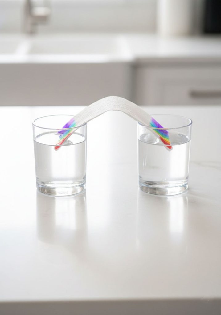 Grow a Rainbow Experiment: Easy Science Magic for Kids