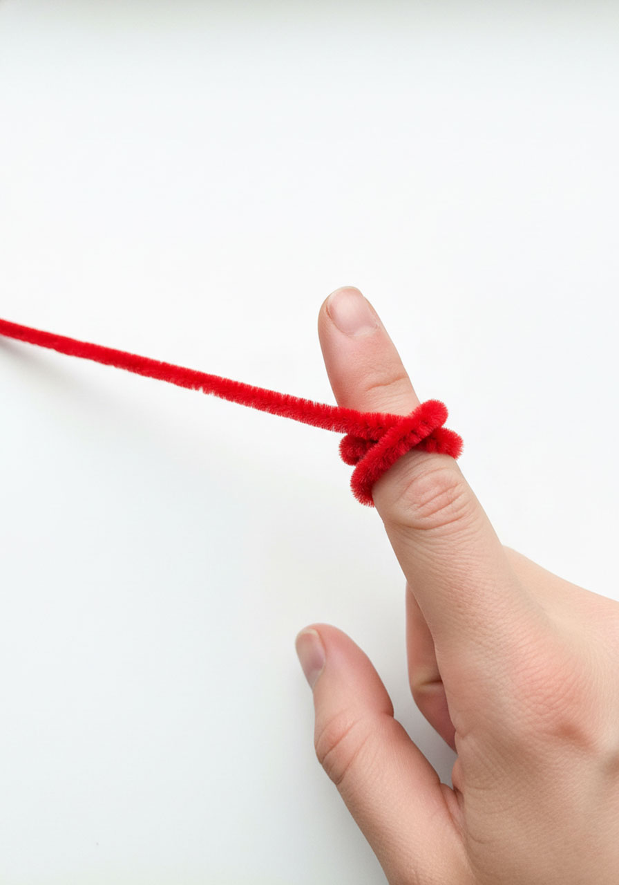 DIY Valentine Heart Rings from Pipe Cleaners - 5 Min Party Craft