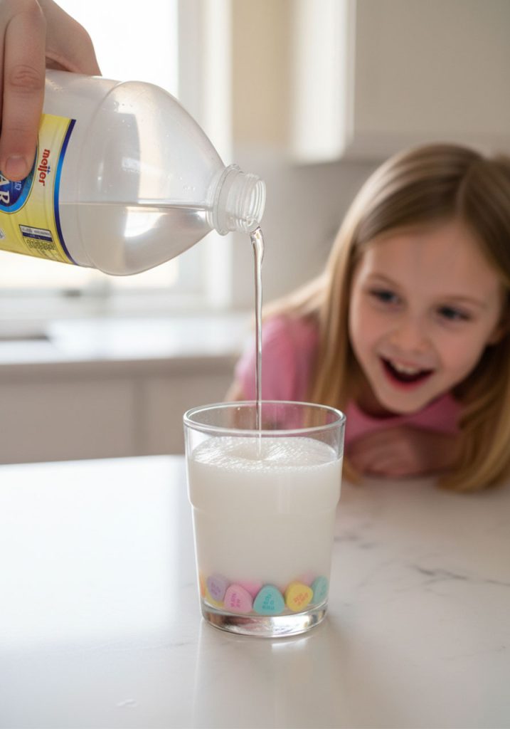 Dancing Hearts Science Experiment for Valentine's Day Kids