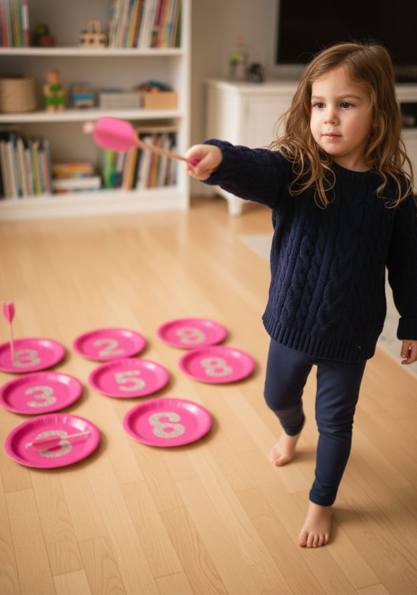 Cupid's Arrow Toss: Easy DIY Valentine's Day Game Kids Love