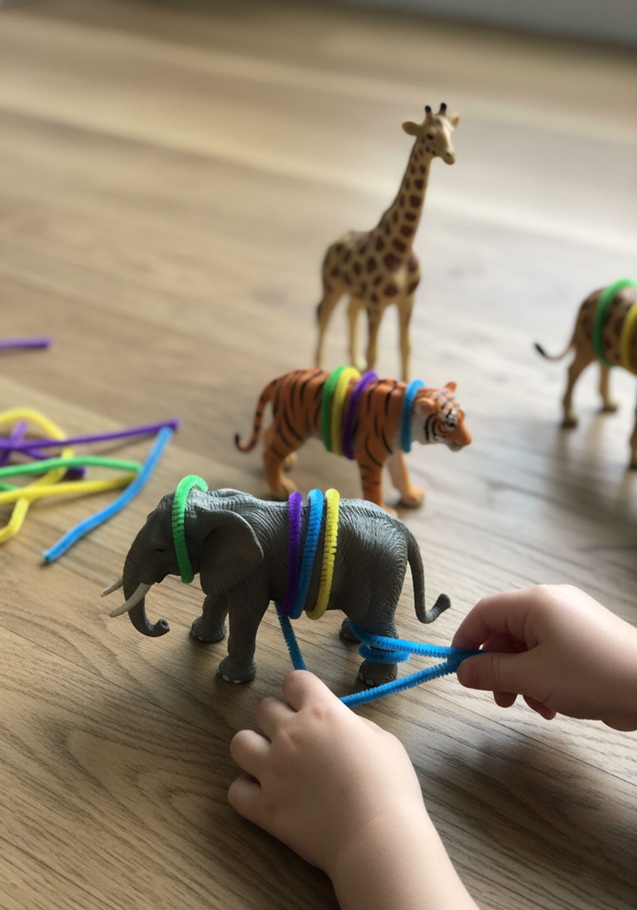 13 Safari Fine Motor Activities Kids Love | Easy & Fun