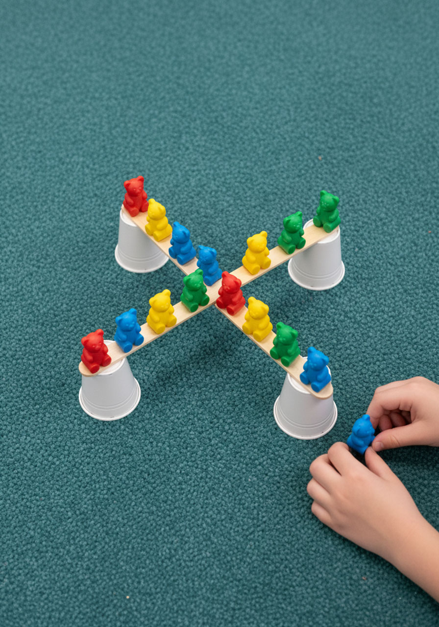 Teddy Bear Bridge STEM Challenge: Fun Team Activity for Kids