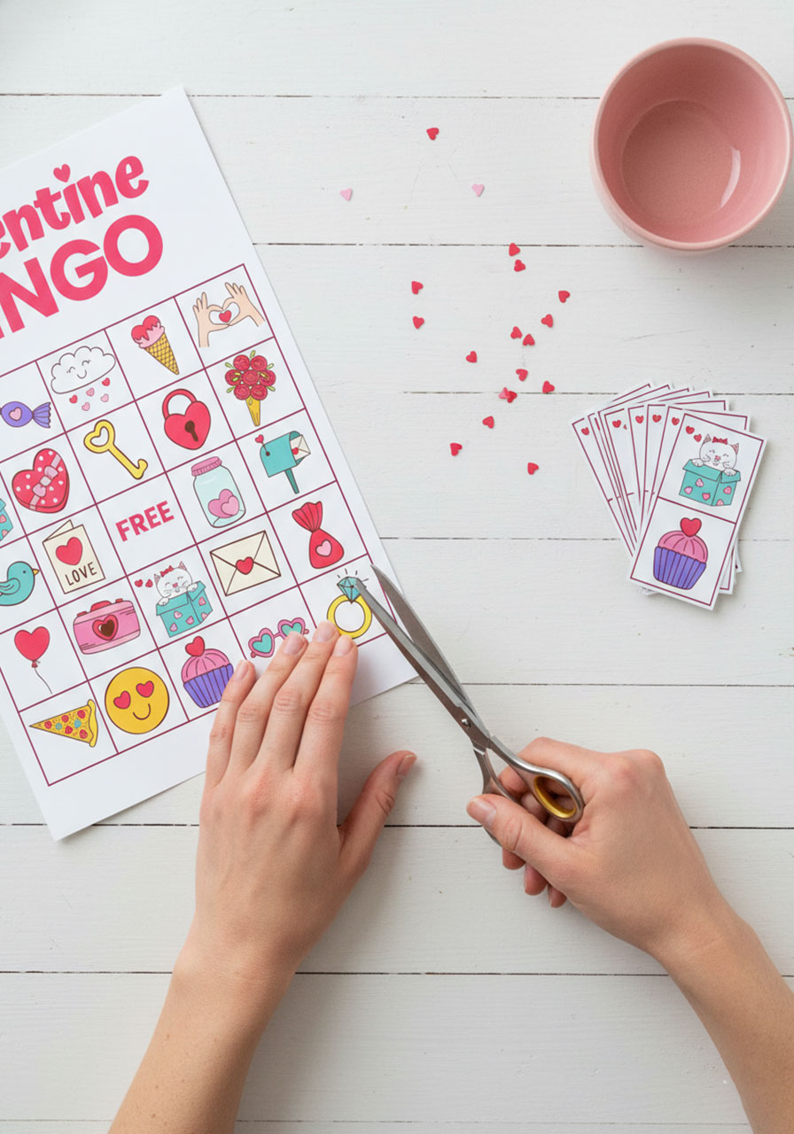 Valentine Bingo FREE Printable Cards - Classroom & Party Fun