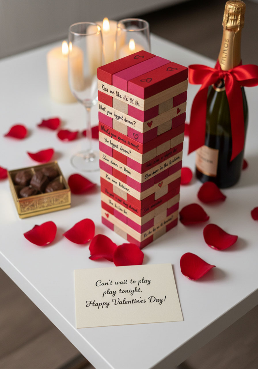 DIY Date Night Jenga: Spice Up Your Valentine's Day
