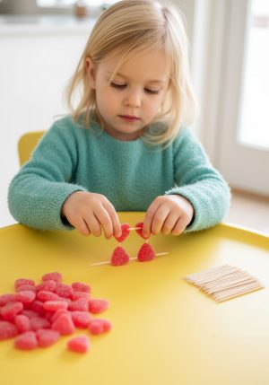 Valentine's Day STEM Challenge: Gummy Heart Tower Game