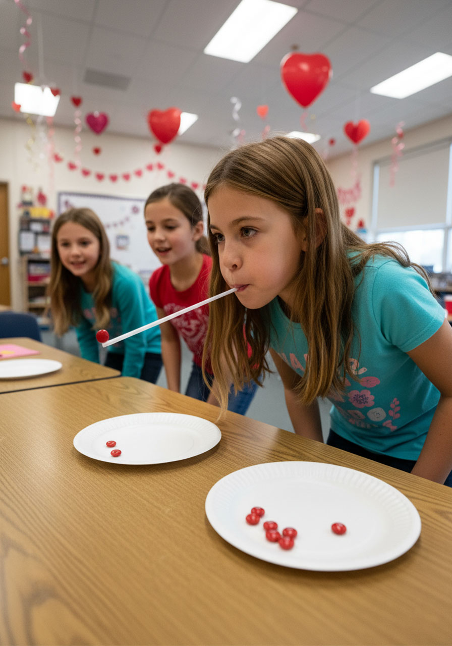 14 Hilarious Minute to Win It Valentine's Day Classroom Games