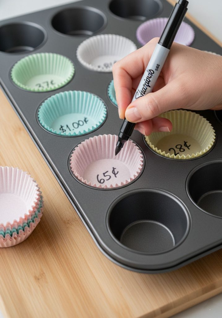 Muffin Tin Coin Counting Activity Kids Love | Easy Math Game