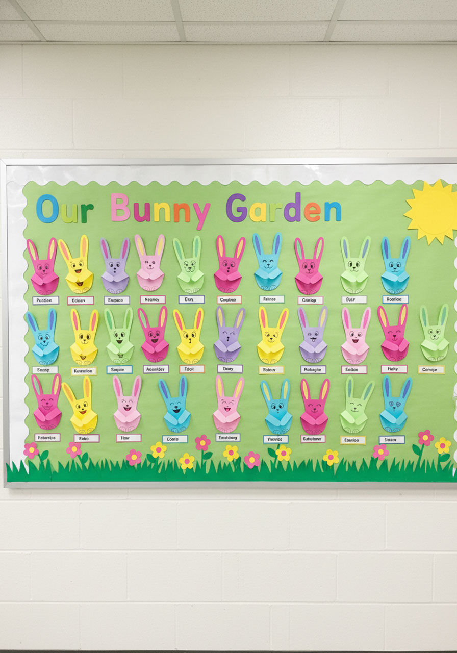 Easy Handprint Bunny Craft: Adorable Paper Easter Activity