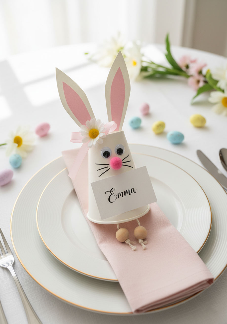 Easy Paper Cup Bunny Craft for Easter | Kids Love It!
