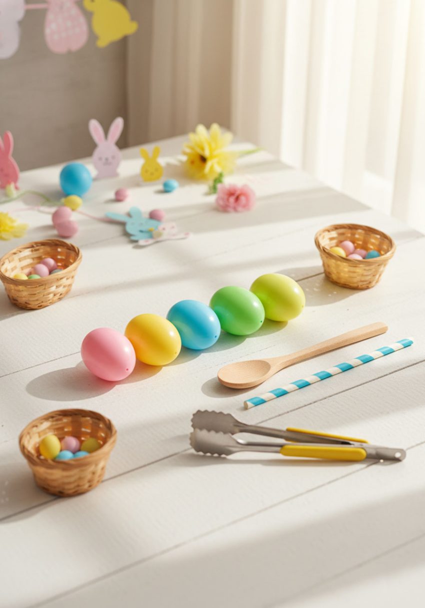 Easter Minute To Win It Games Kids Will Love (+ Adults!)
