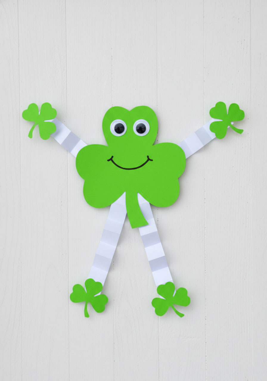 St. Patrick's Day Shamrock Man Craft: Easy & Adorable