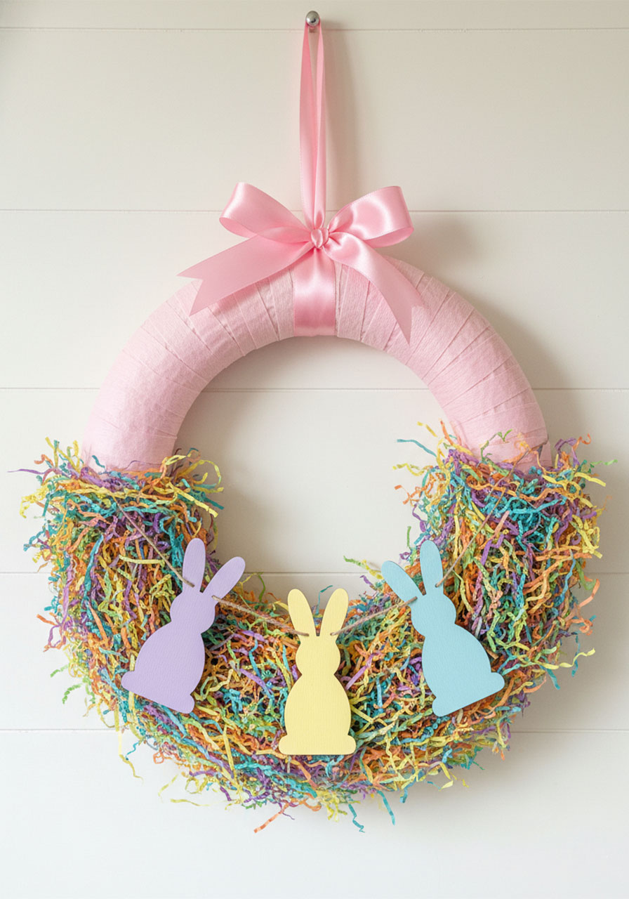 14 A-Door-able DIY Easter Wreaths You'll Love to Make
