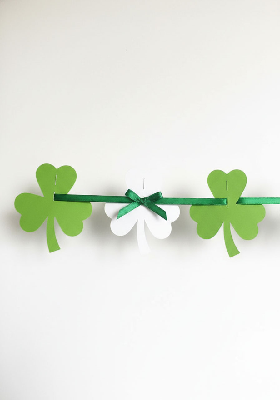 How to Make a Shamrock Paper Chain (Easy St. Patrick's Day Craft!)