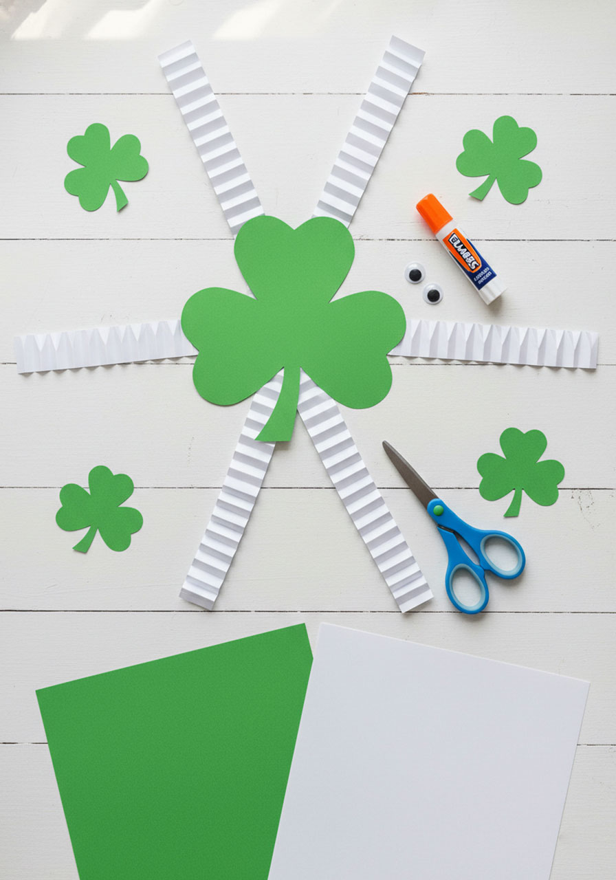St. Patrick's Day Shamrock Man Craft: Easy & Adorable