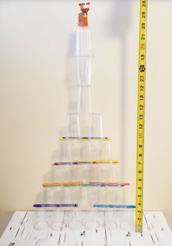 Cup Tower Building Challenge: Fun Indoor Activity for Kids