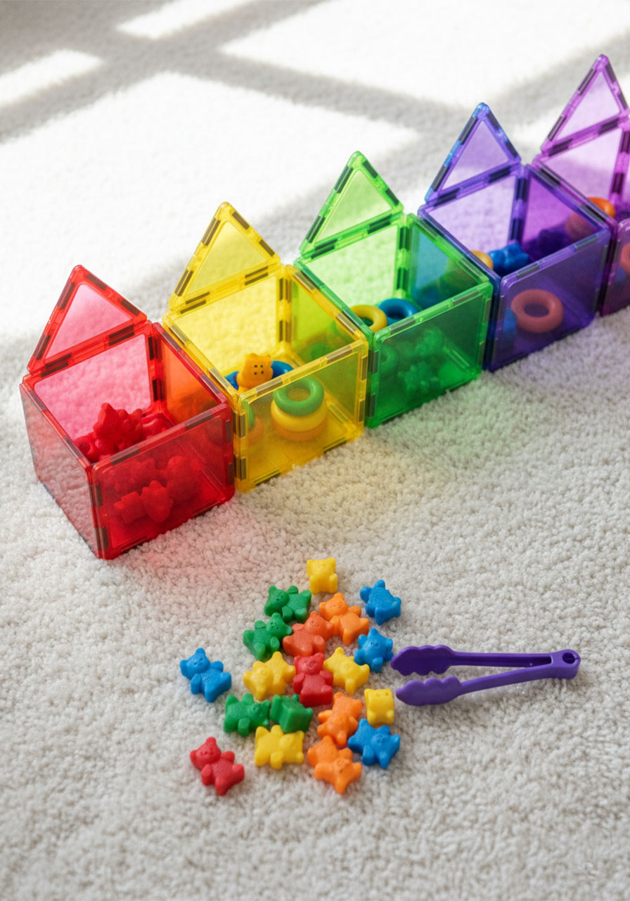 16 Genius Colour Sorting Activities for Toddlers