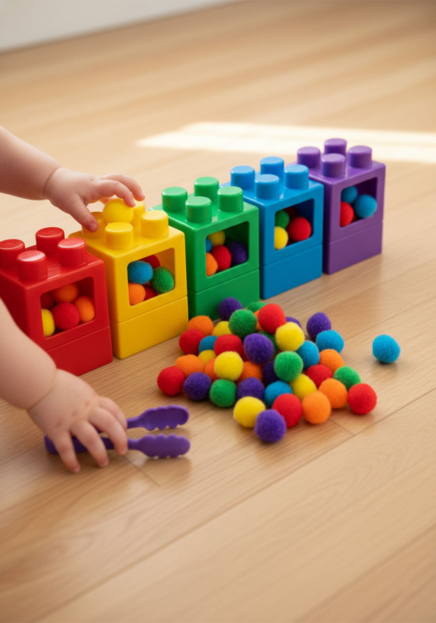 16 Genius Colour Sorting Activities for Toddlers