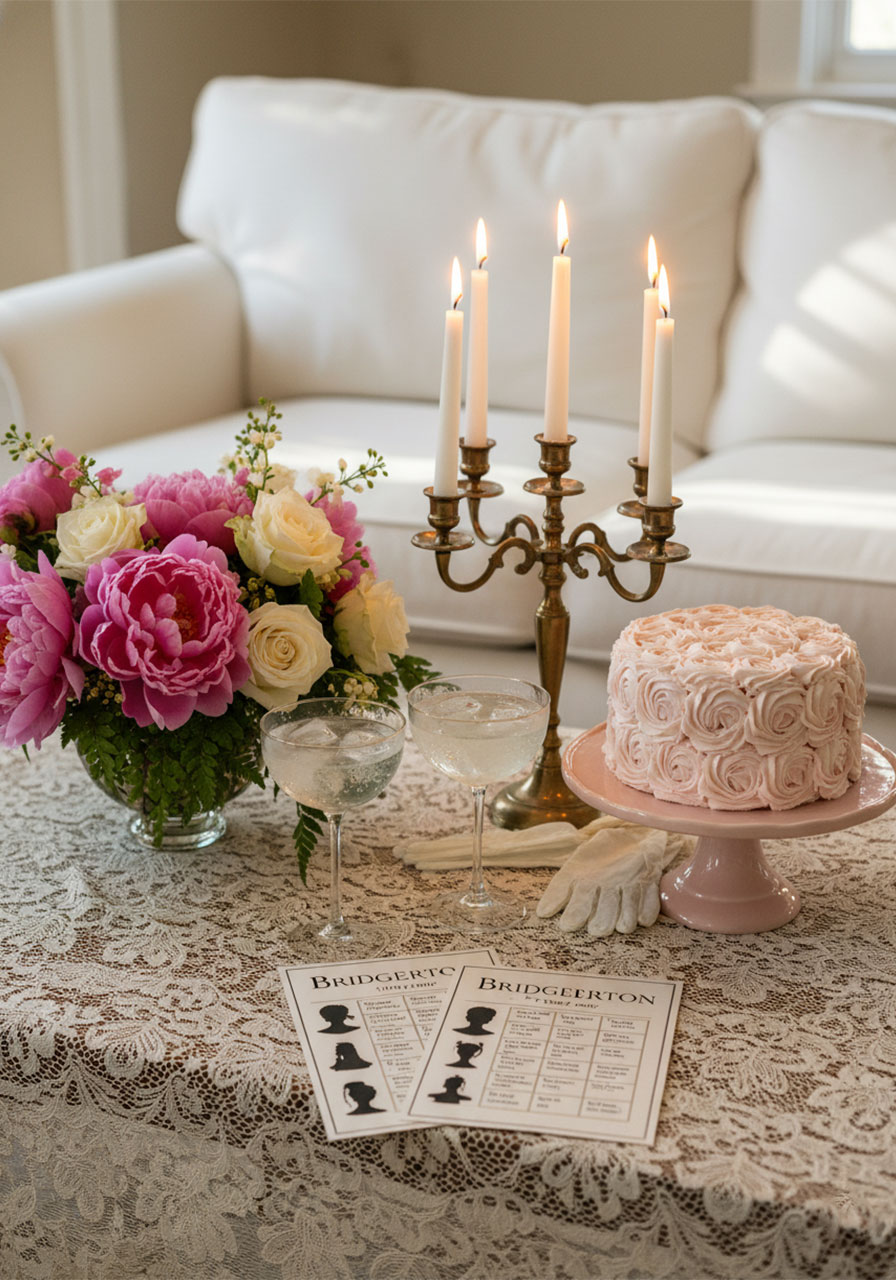 Bridgerton Viewing Party Ideas: Food, Decor & Games
