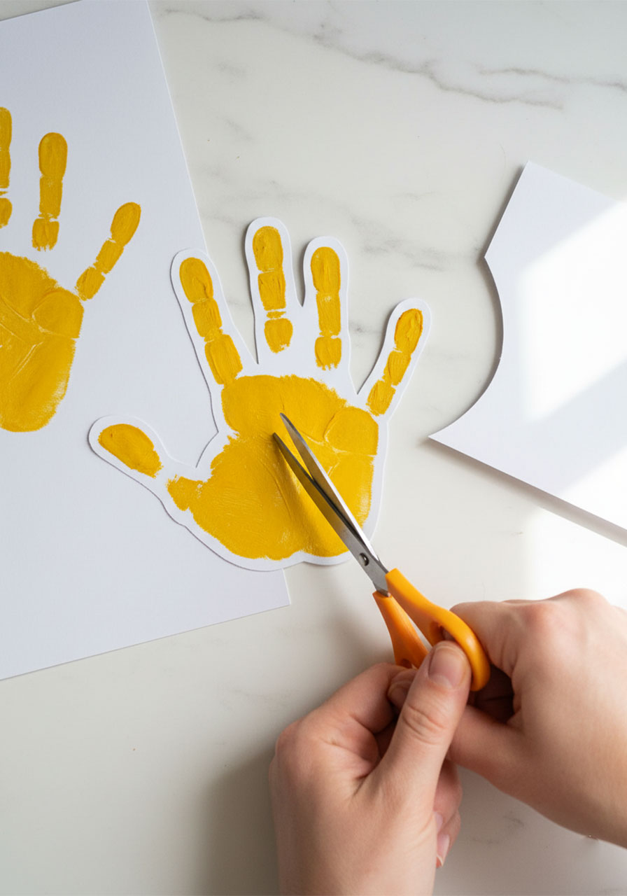 Handprint Trophy: The Cutest Father's Day Craft for Kids