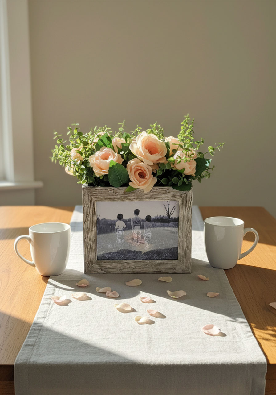 Dollar Tree DIY Photo Frame Planter Box – Easy Mother's Day Craft