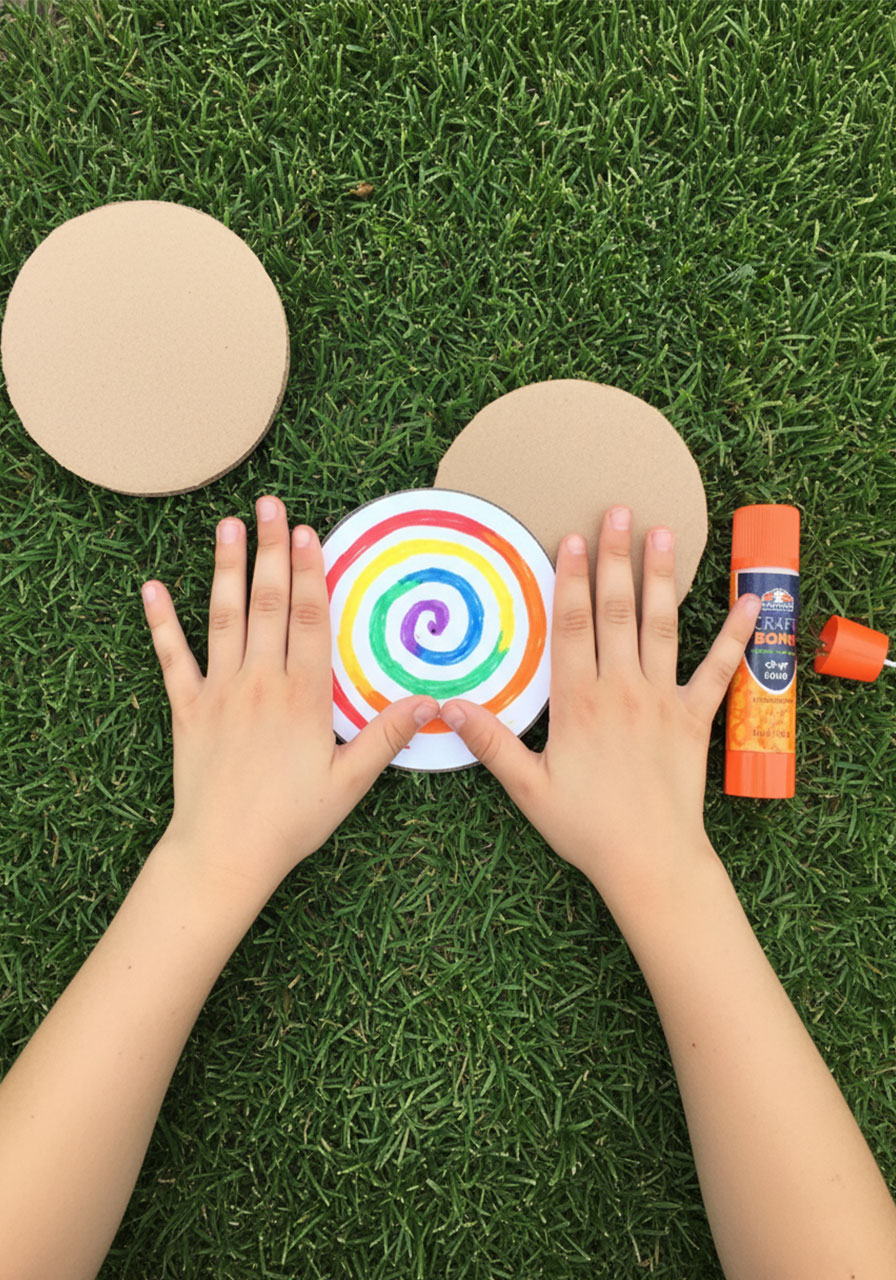 DIY Paper Spinner: Easy Kids Craft for Endless Fun