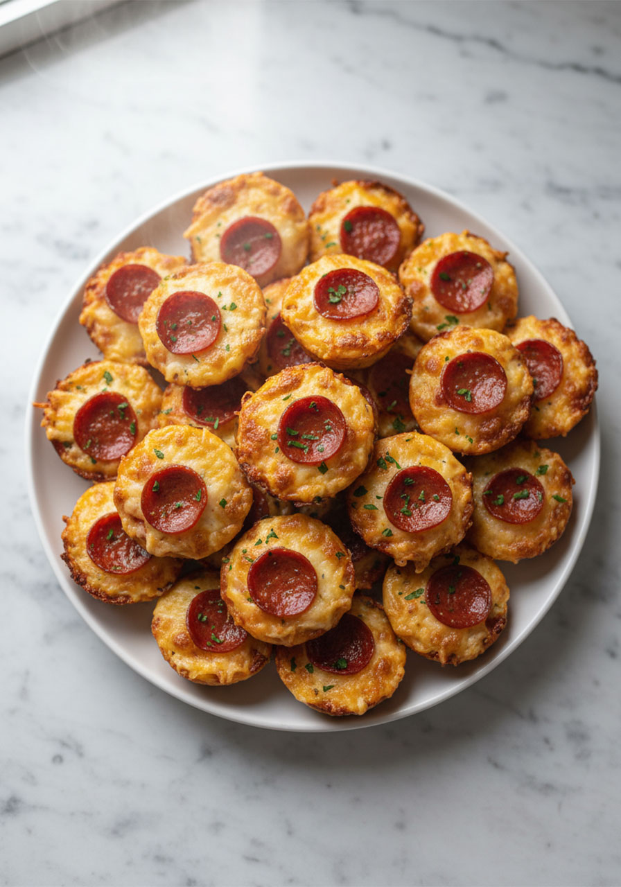 Keto Pepperoni Pizza Bites – Easy Low Carb Appetizer