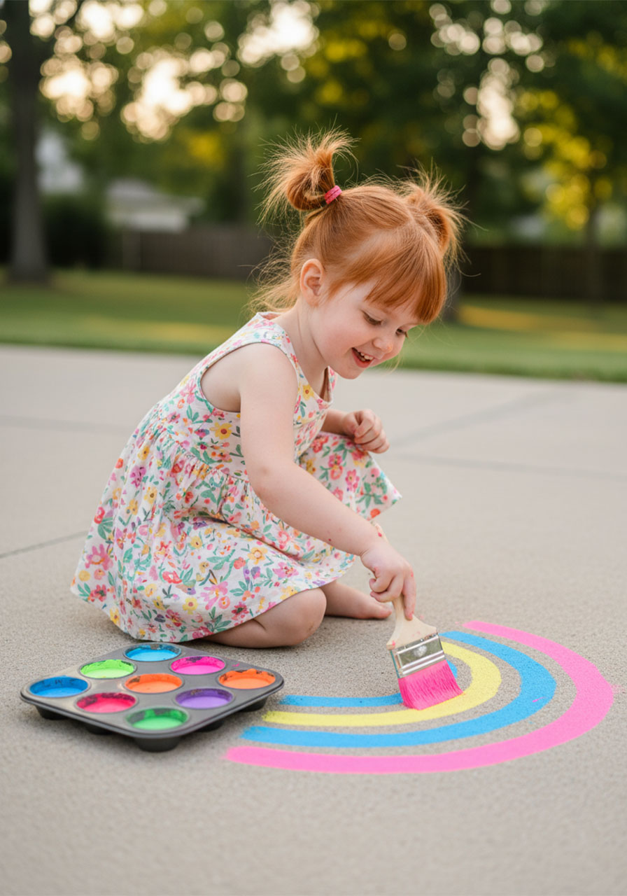 DIY Sidewalk Chalk Paint: The Ultimate Summer & Fall Activity for Kids