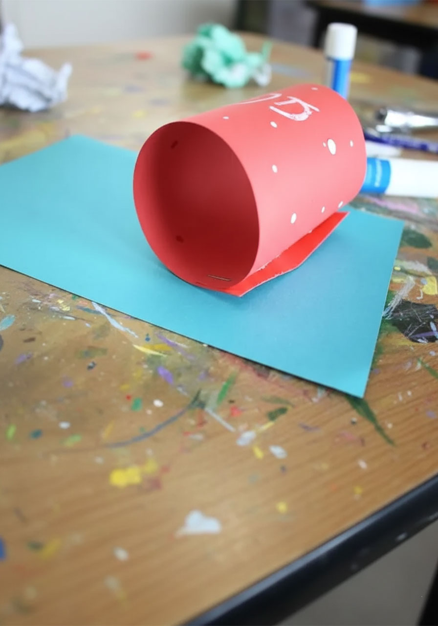 Paper Loop Pufferfish Craft: Easy 3D Summer Activity