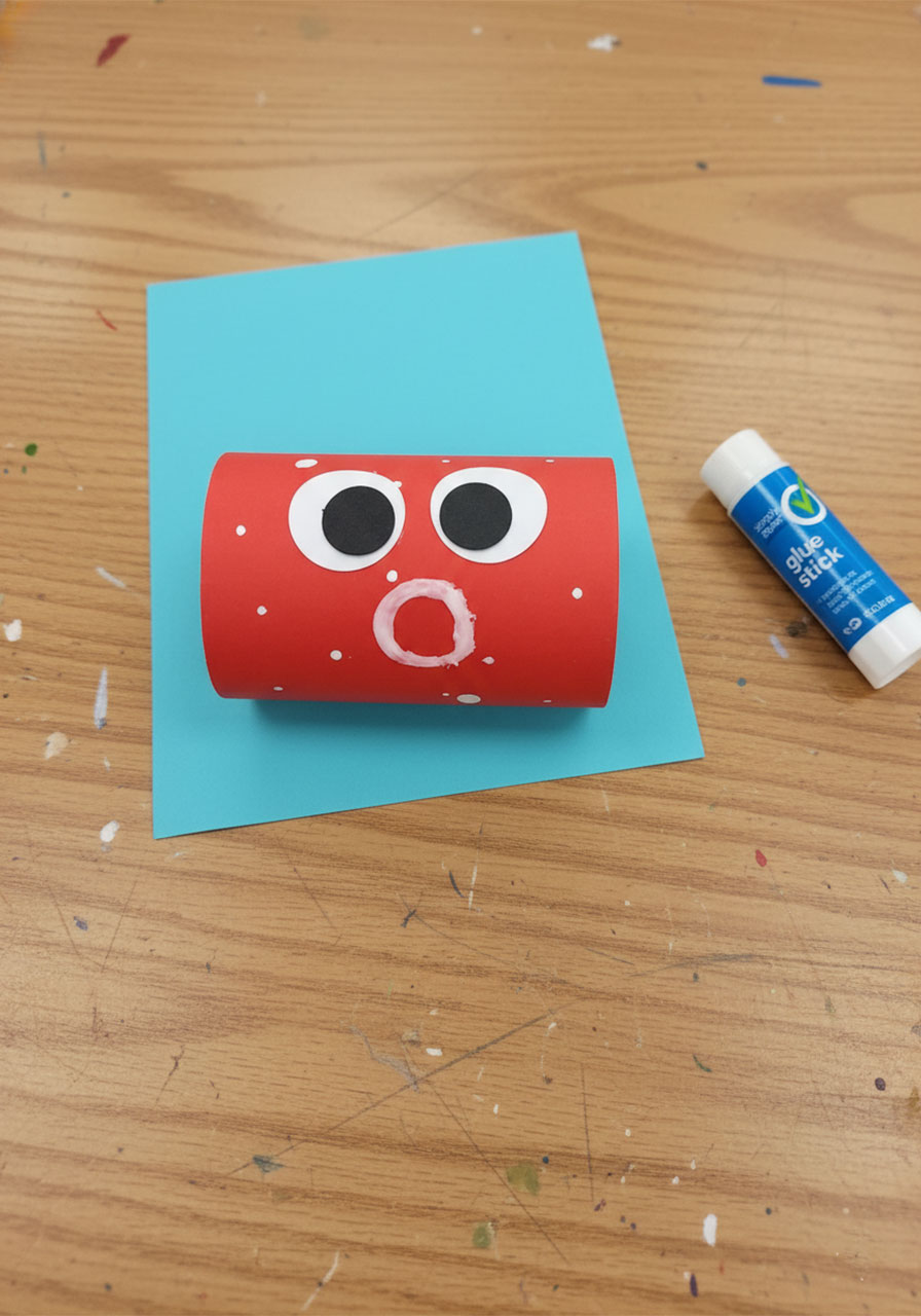 Paper Loop Pufferfish Craft: Easy 3D Summer Activity