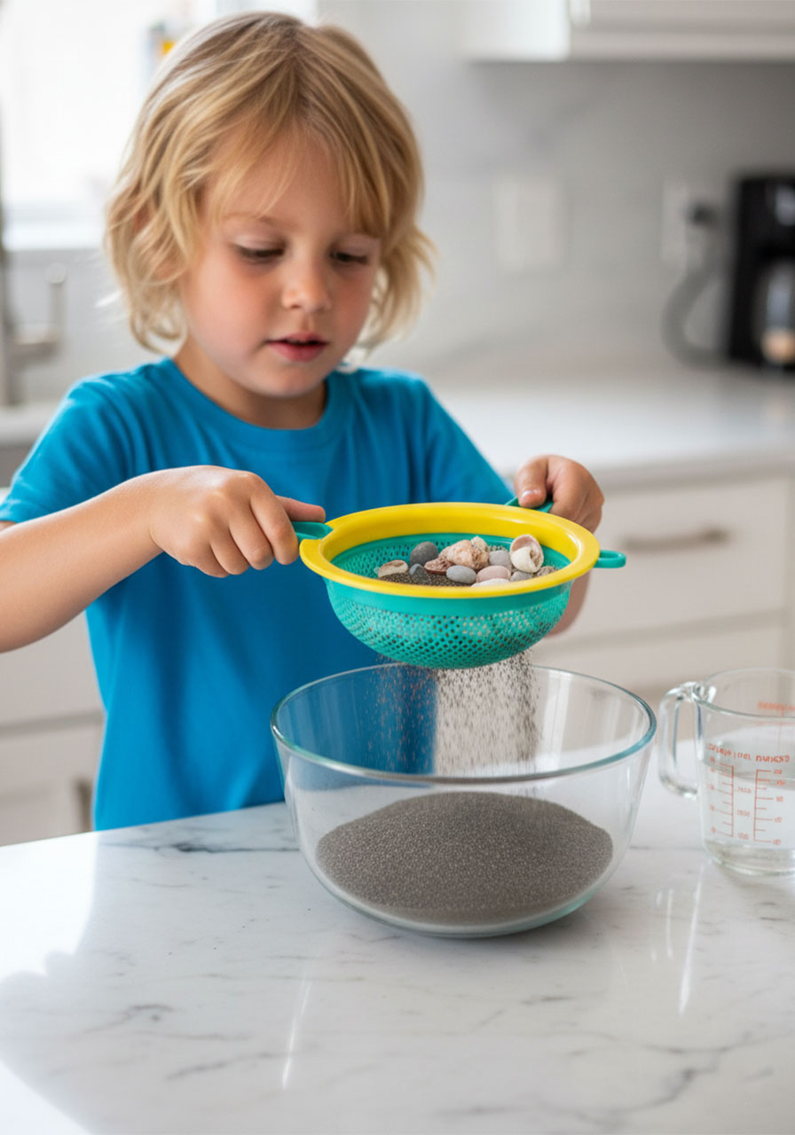 Easy DIY Beach Sand Handprint Keepsake for Kids