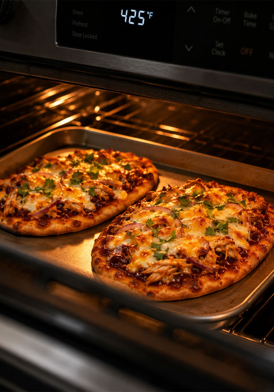 Easy BBQ Chicken Flatbread Recipe (Ready in 30 Min!)