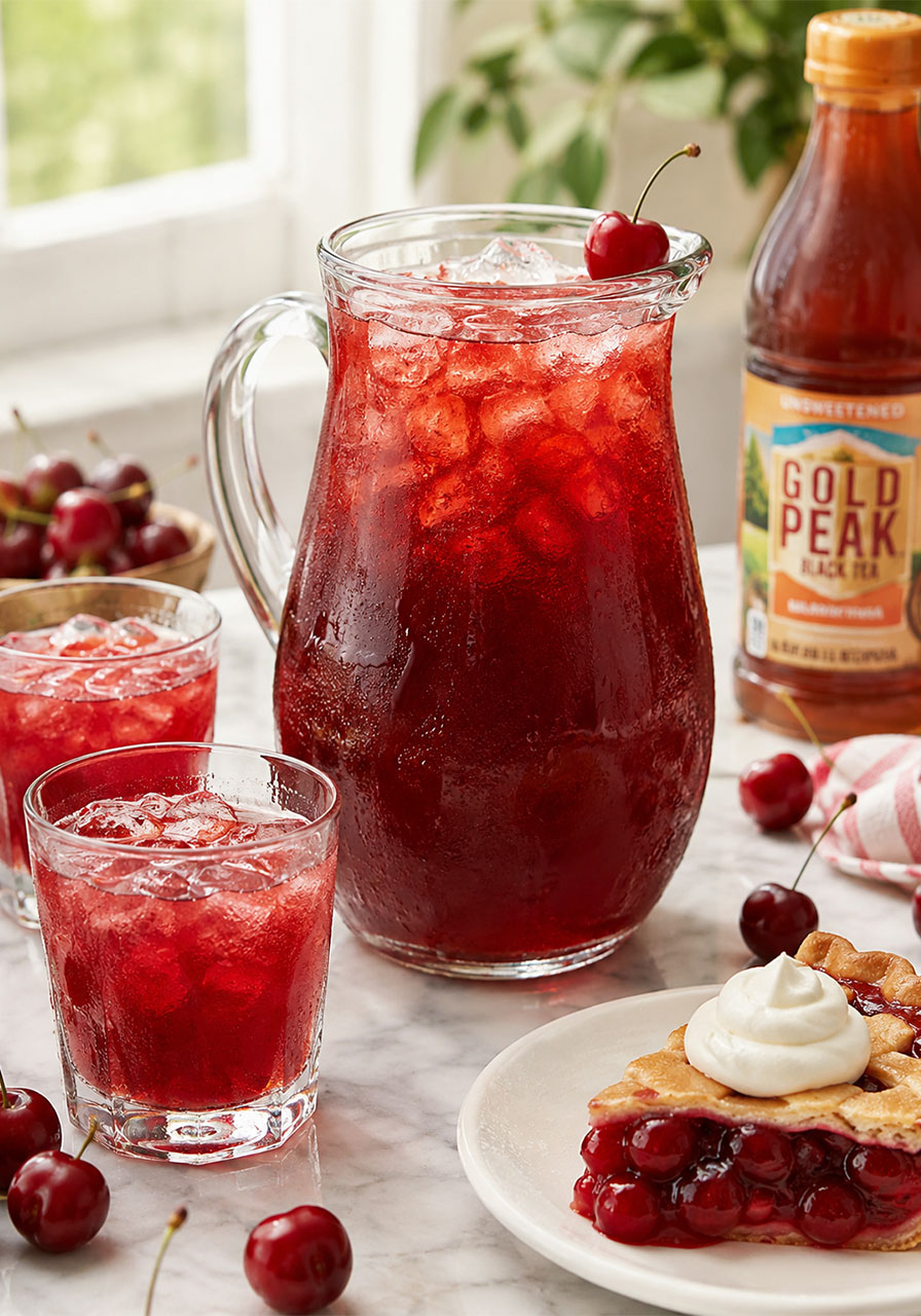 Cherry Pie Iced Tea – The Best Summer Drink Recipe