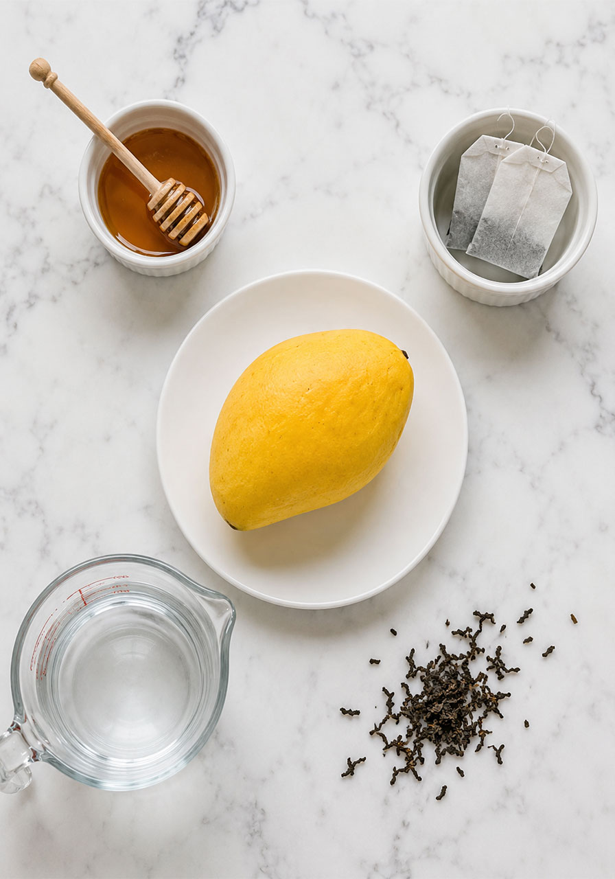 Easy Homemade Mango Iced Tea Recipe (Party Ready!)